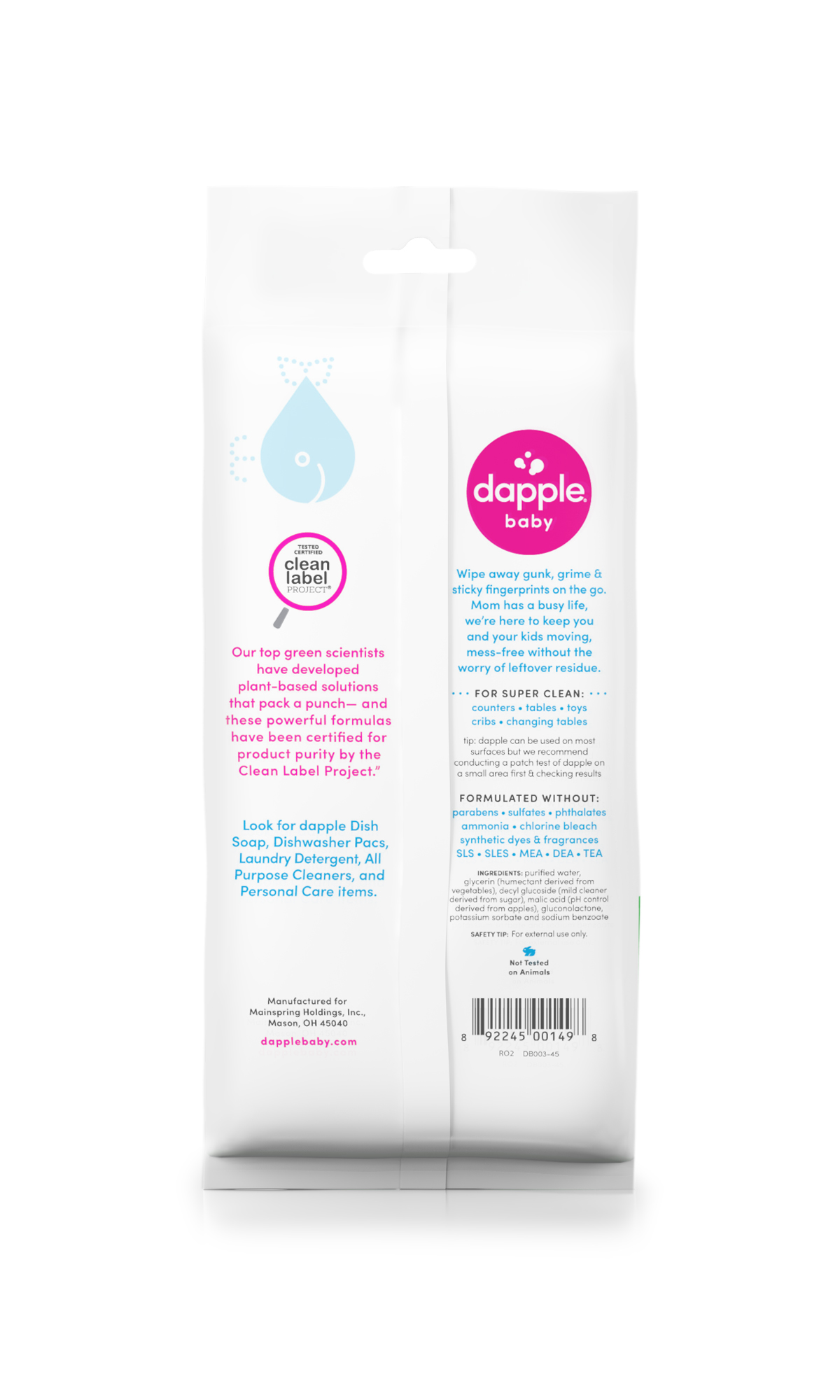 Cleaning Wipes - Dapple Baby